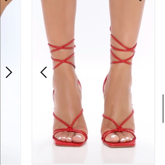 Fashion Nova | Shoes | Red Fn Heels | Poshmark
